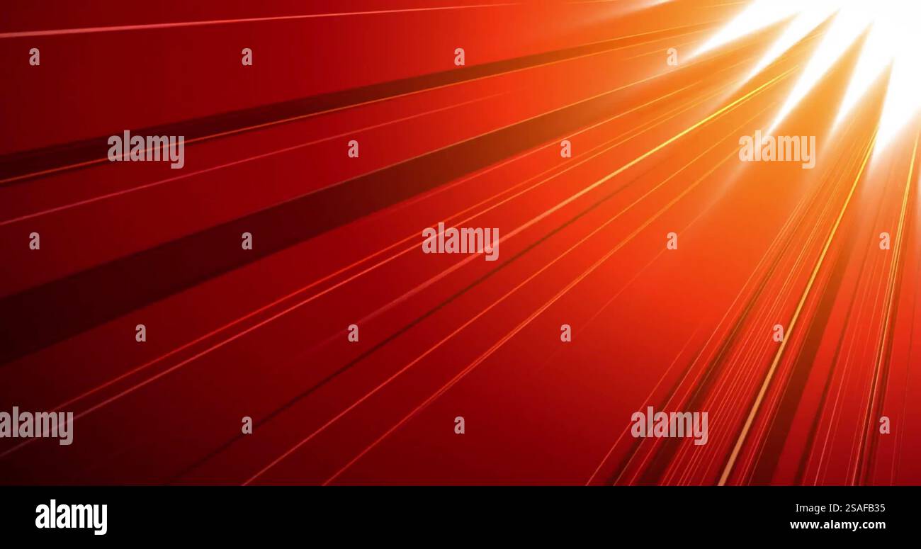 Radiant red light beams and lines, dynamic image background Stock Photo ...