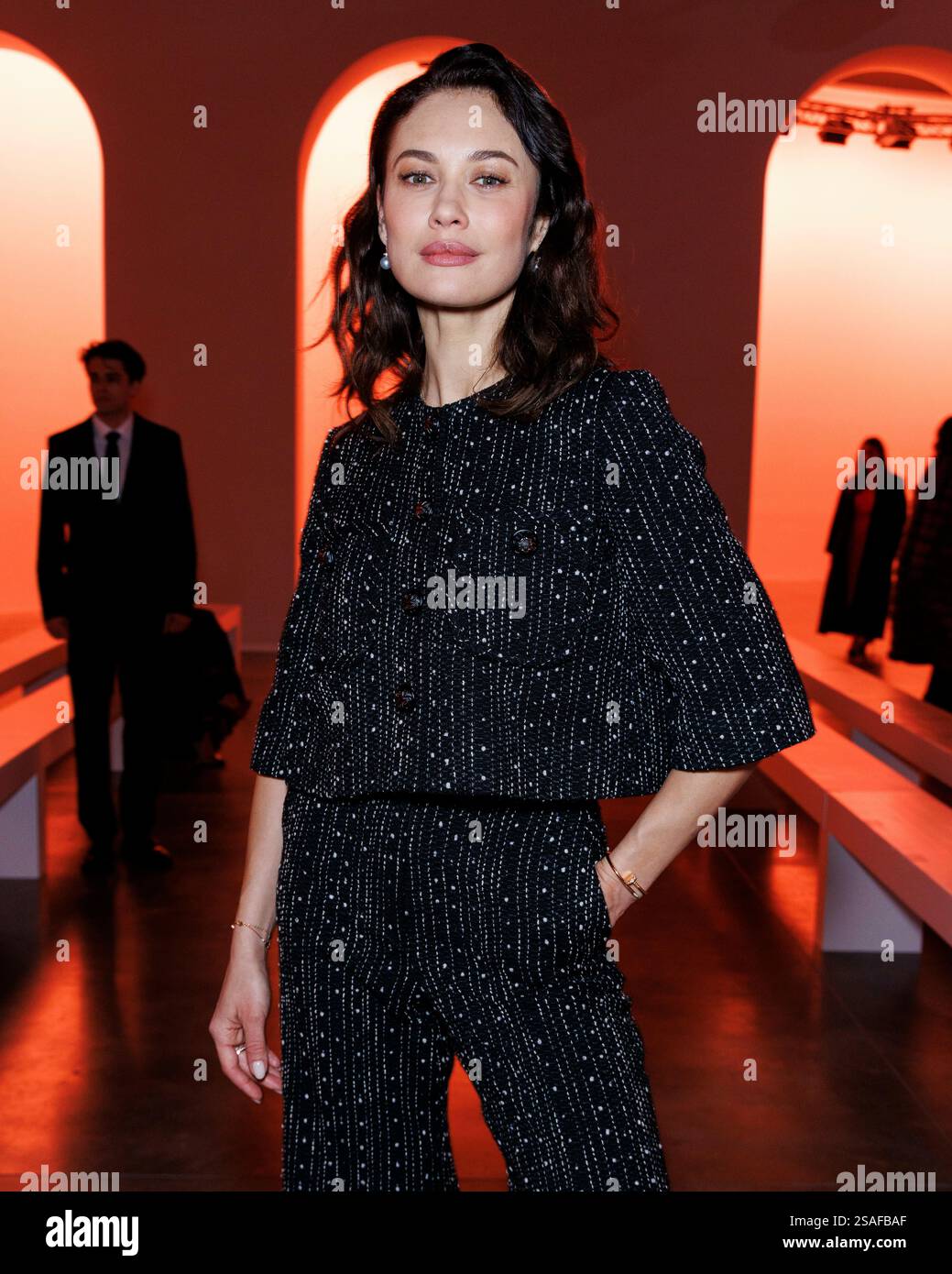 Paris, Frankreich. 29th Jan, 2025. Olga Kurylenko attends ELIE SAAB Haute Couture Spring-Summer ...