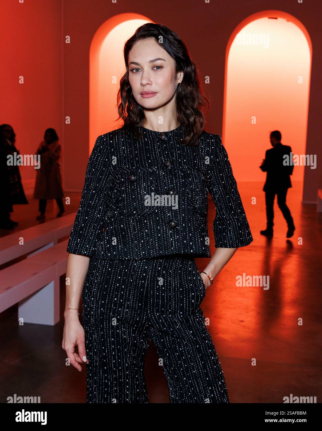 Paris, Frankreich. 29th Jan, 2025. Olga Kurylenko attends ELIE SAAB Haute Couture Spring-Summer ...