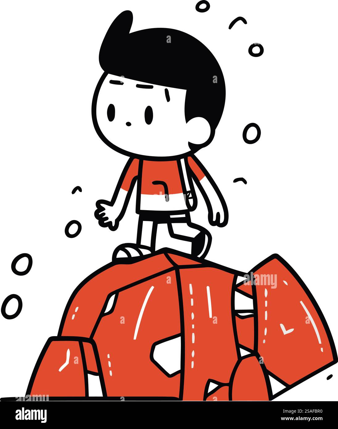 Cartoon vector doodle stick man hi-res stock photography and images - Alamy