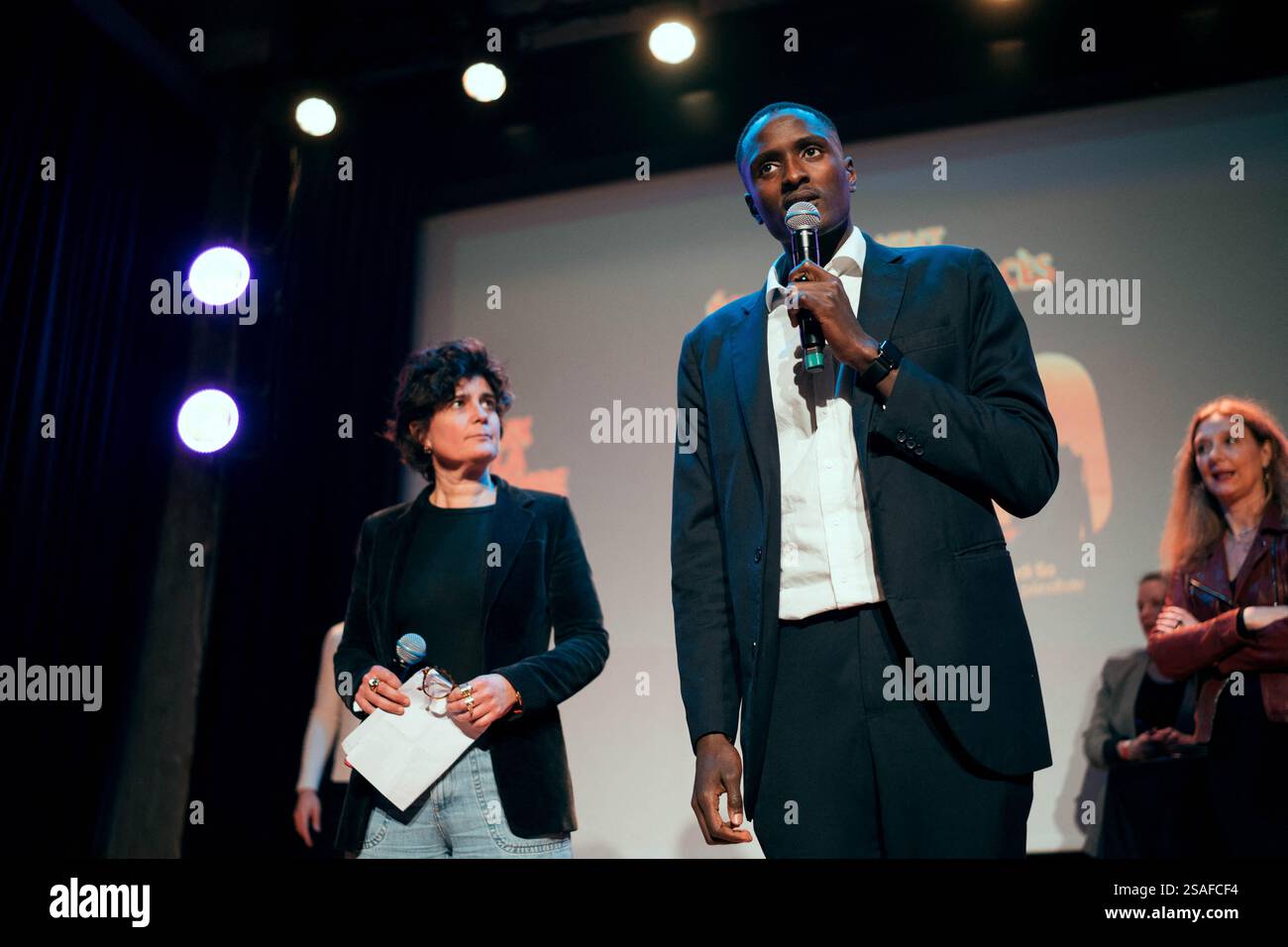 Paris, France. 29th Jan, 2025. Lawyer Seydi Ba during the "voeux de la ...