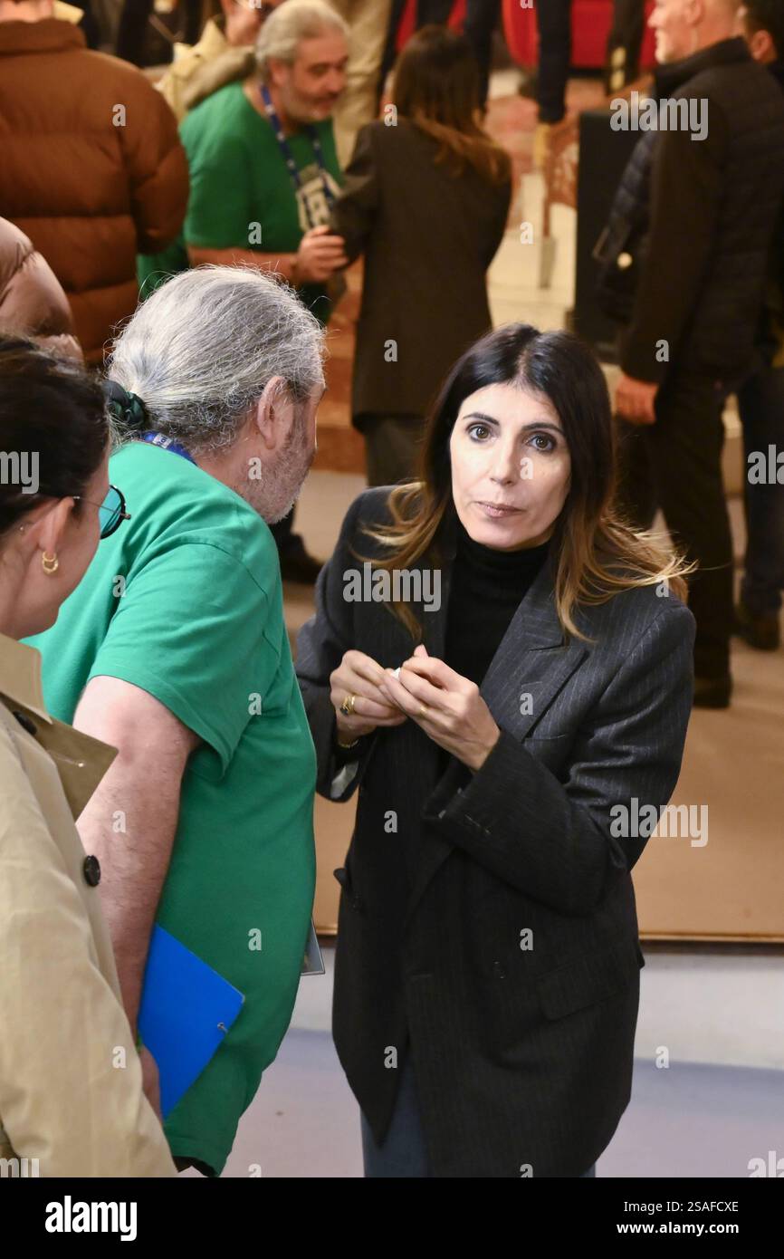 Sanremo, Italy. 29th Jan, 2025. Sanremo: Ariston Theatre. 75th Italian ...