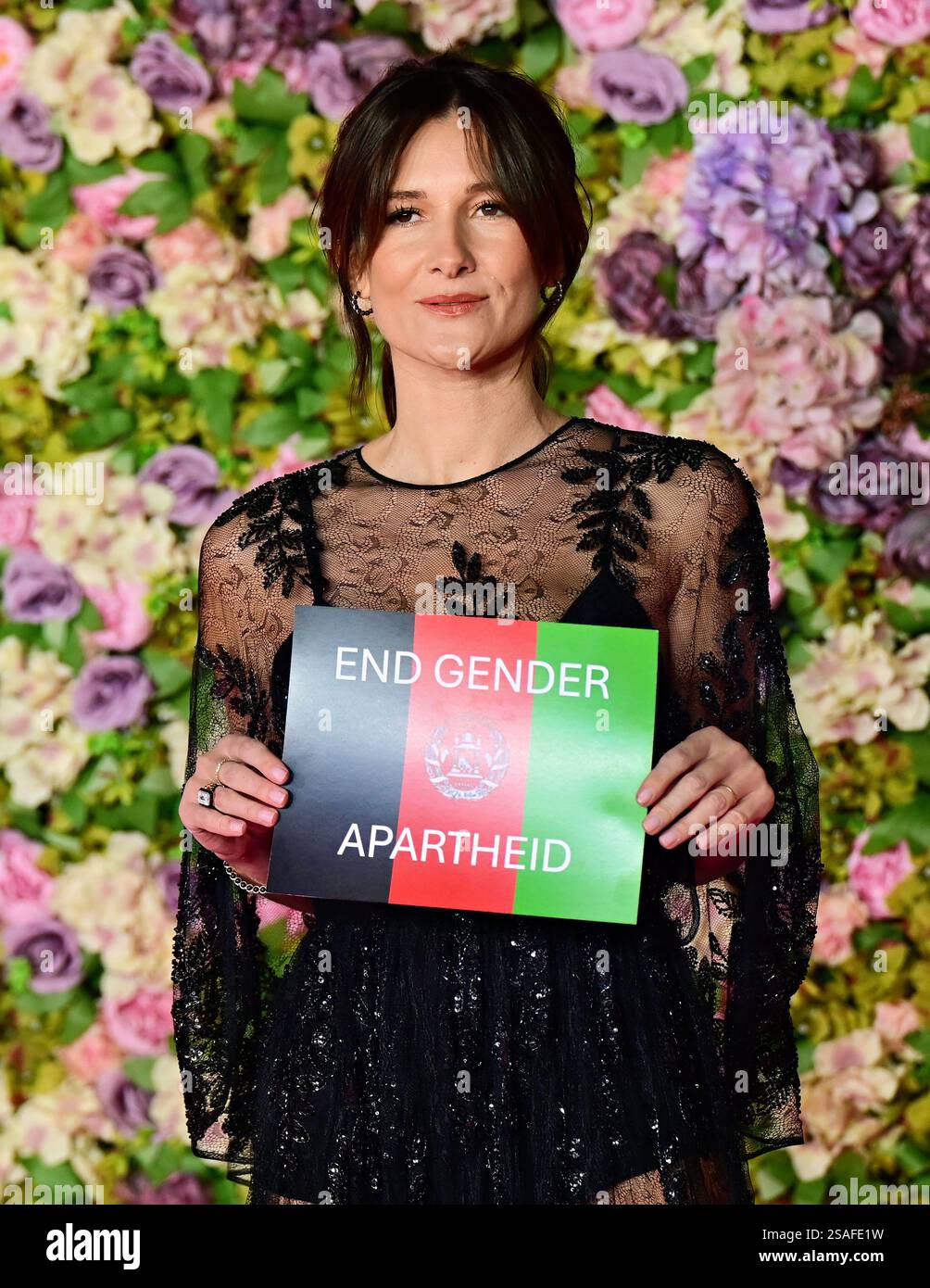 LONDON, ENGLAND: 29th January 2025: Sarah Solemani attends the World ...