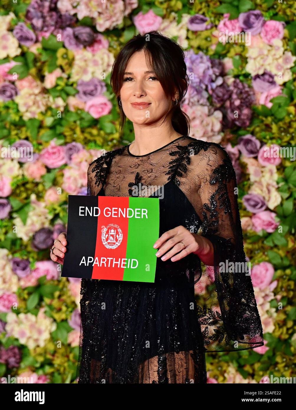 LONDON, ENGLAND: 29th January 2025: Sarah Solemani attends the World ...