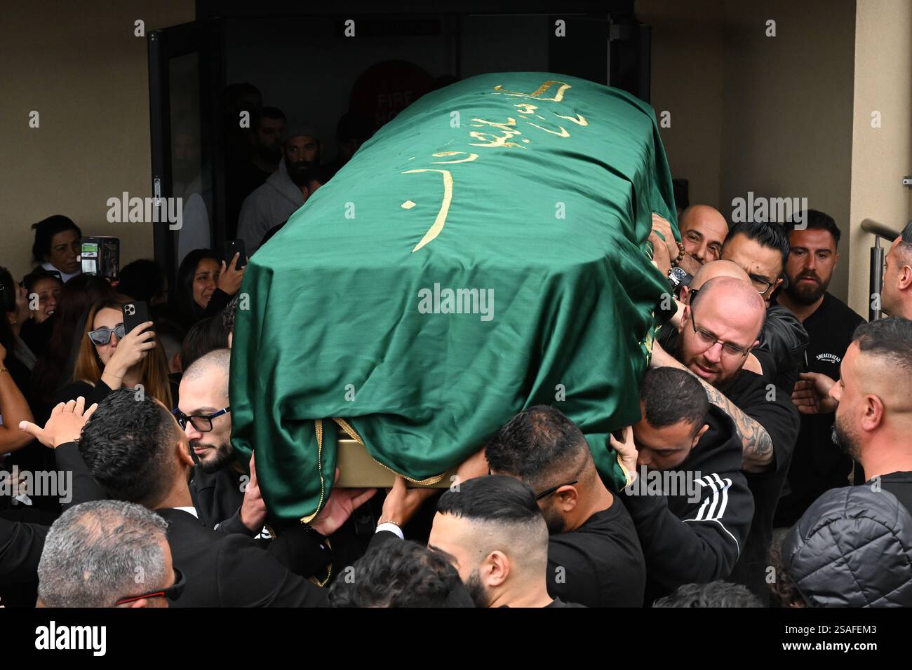 during the service for Suleiman “Sam” Abdulrahim at the Alamo Islamic ...