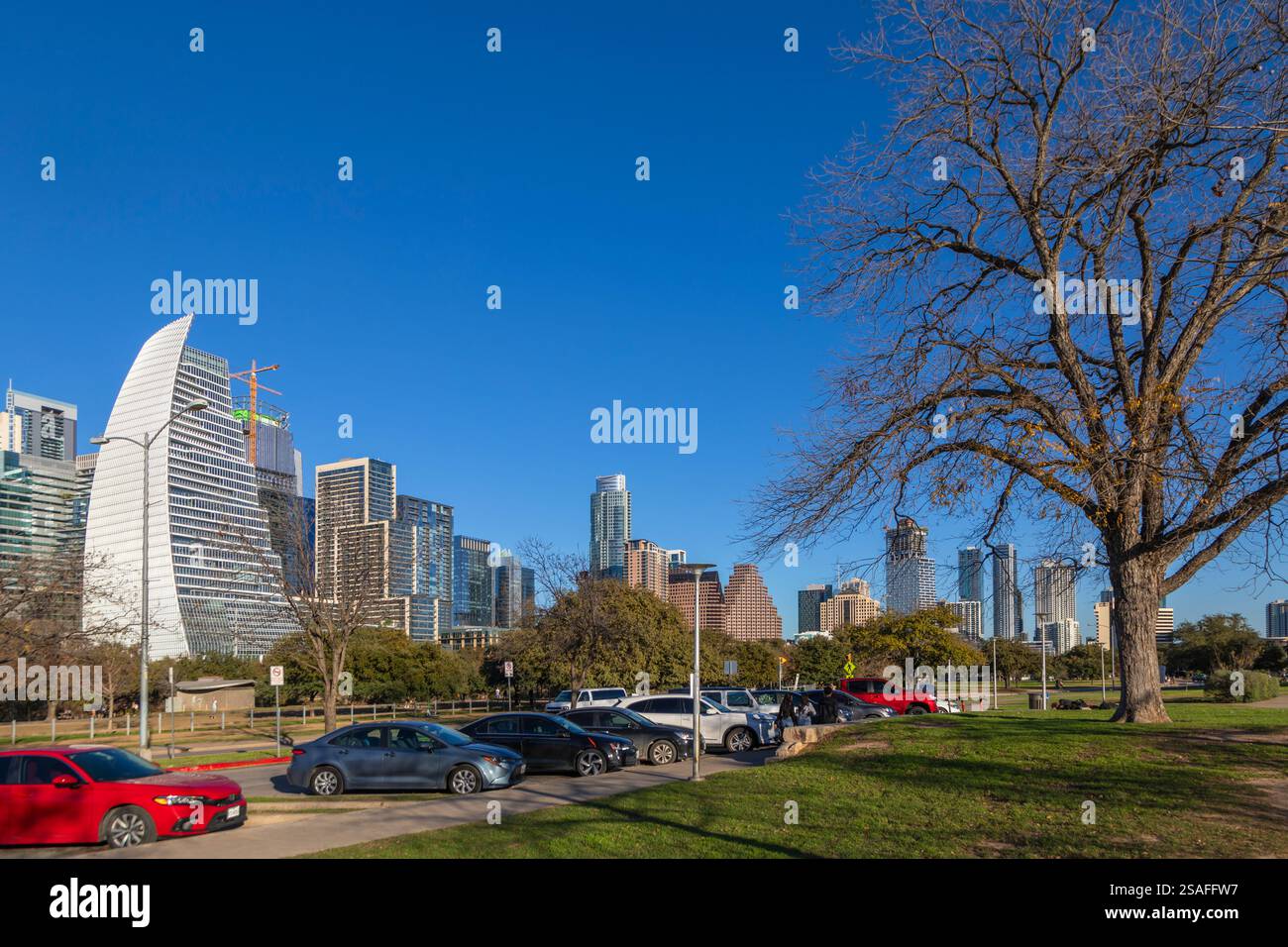 Modern skyline of Austin, Texas, featuring contemporary skyscrapers and ...