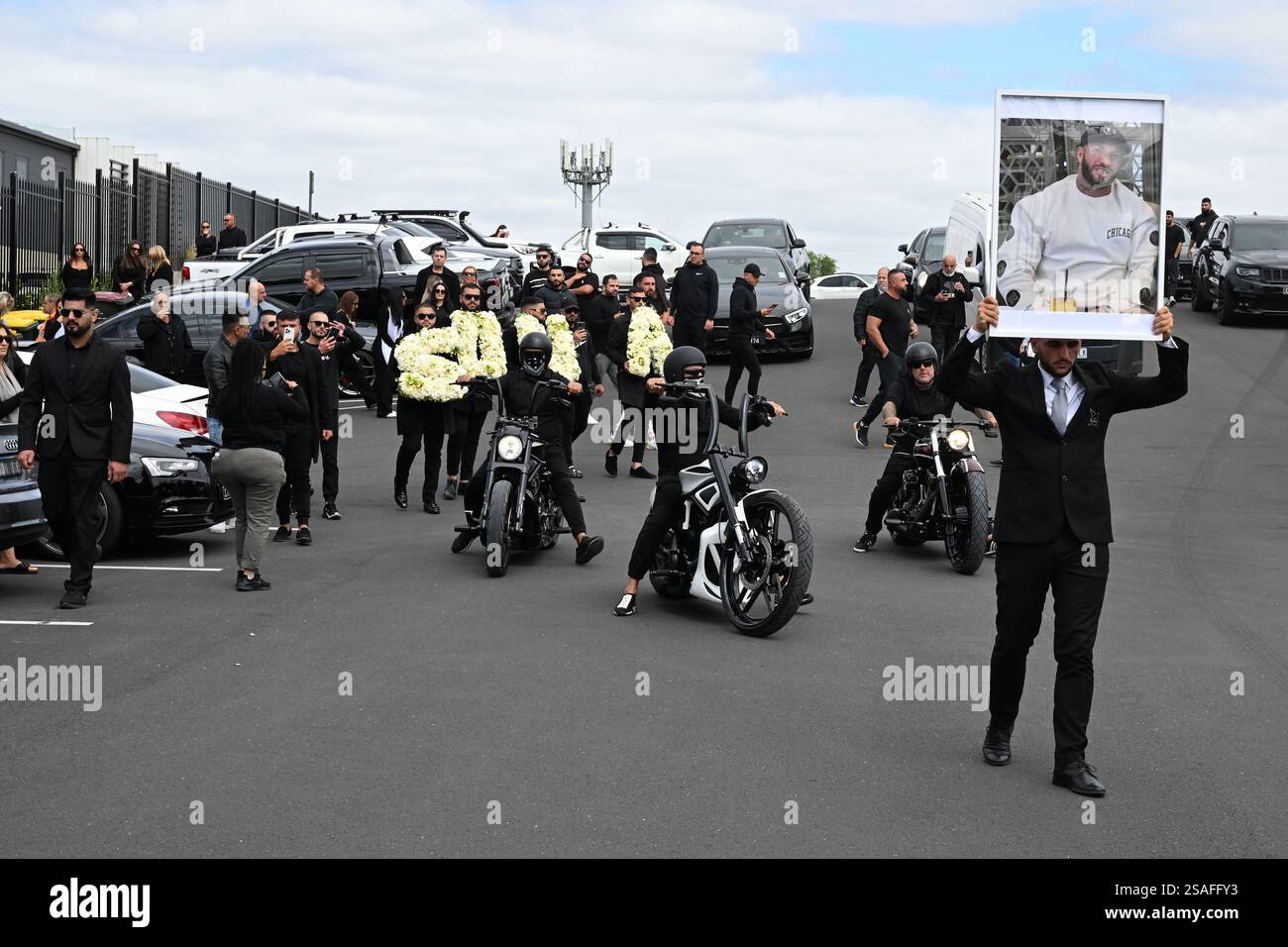 Melbourne, Australia. 30th Jan, 2025. The procession departs following ...