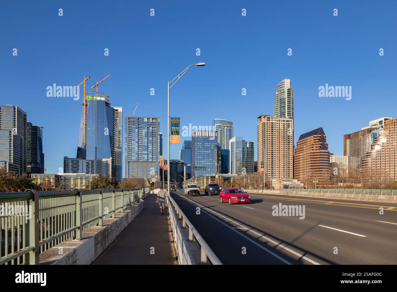 Modern skyline of Austin, Texas, featuring contemporary skyscrapers and ...