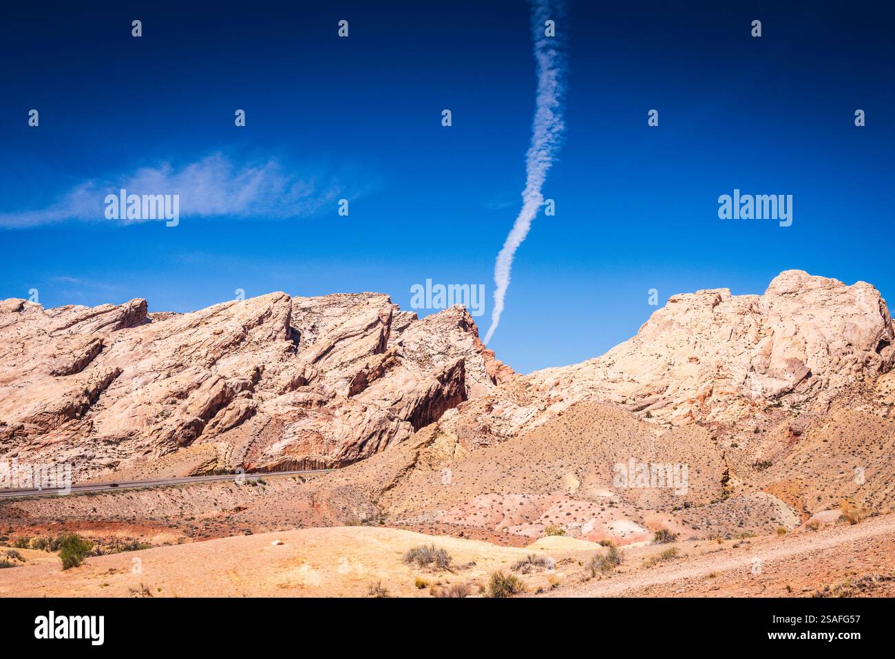 Castle Valley in the San Rafael Reef geologic region of the Colorado ...