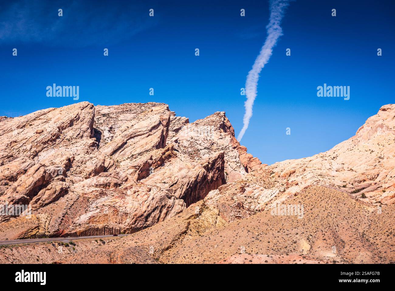 Castle Valley in the San Rafael Reef geologic region of the Colorado ...