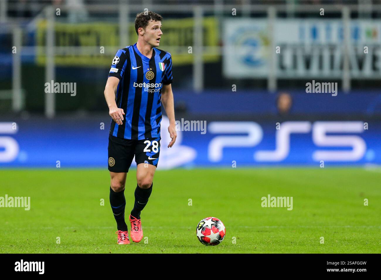 Milan, Italy, January 29st 2025: Pavard (Inter) during the match ...