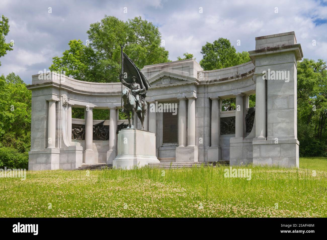 Iowa State Memorial, Vicksburg National Military Park, Mississippi. The ...