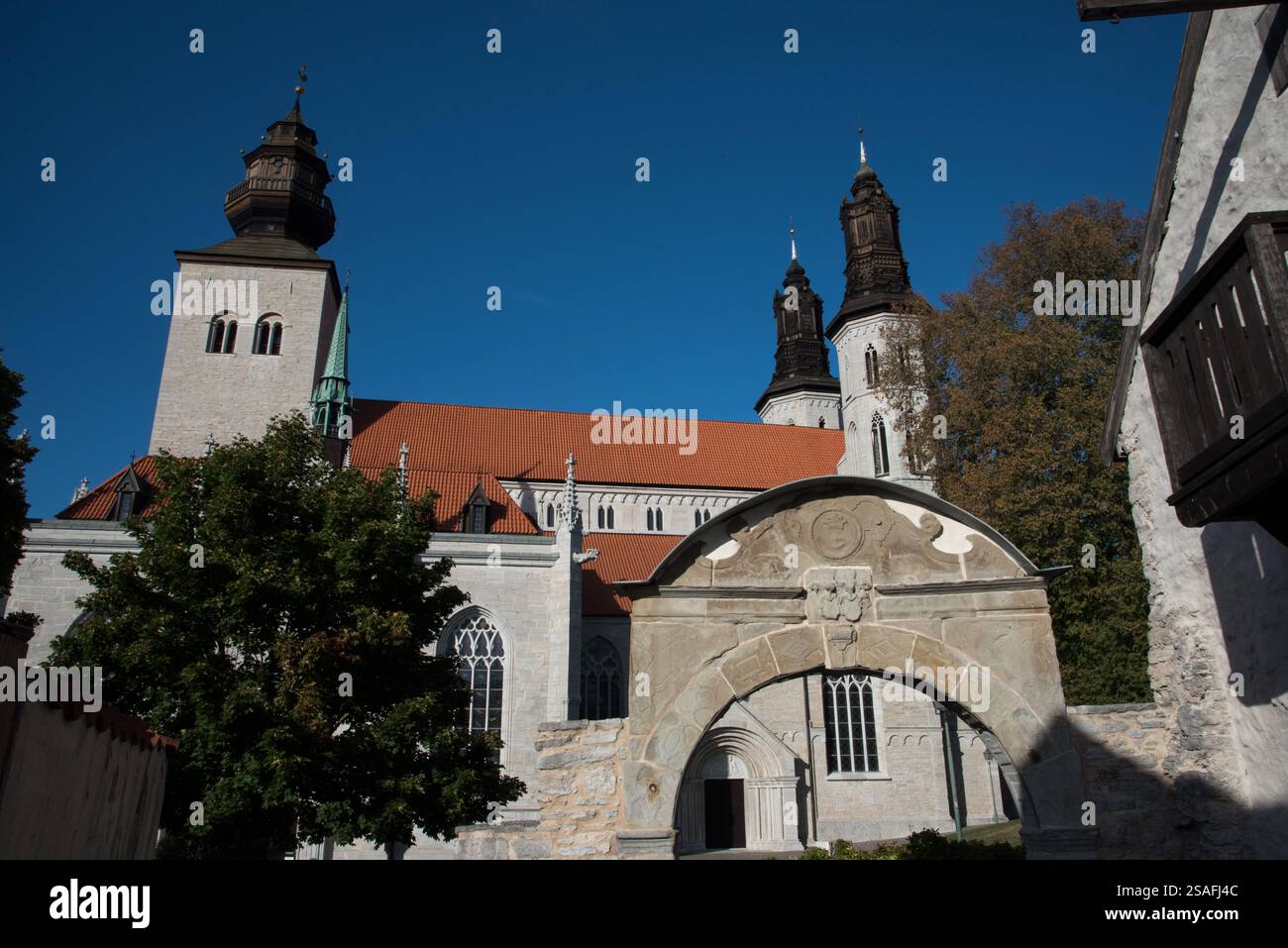 Visby is a medieval town on the Swedish island of Gotland with a well ...