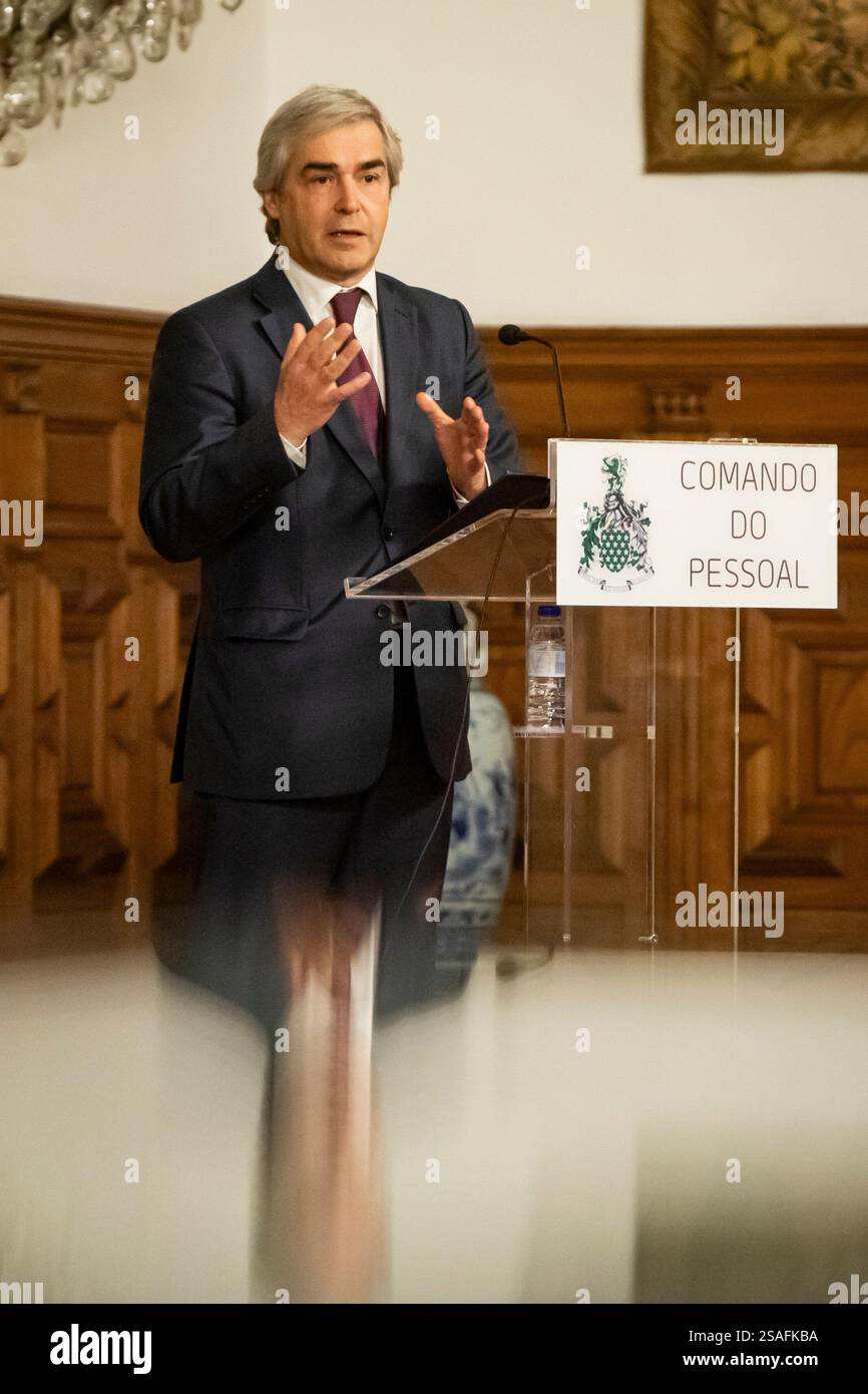 Porto, Portugal. 29th Jan, 2025. Portugal's Minister for National ...