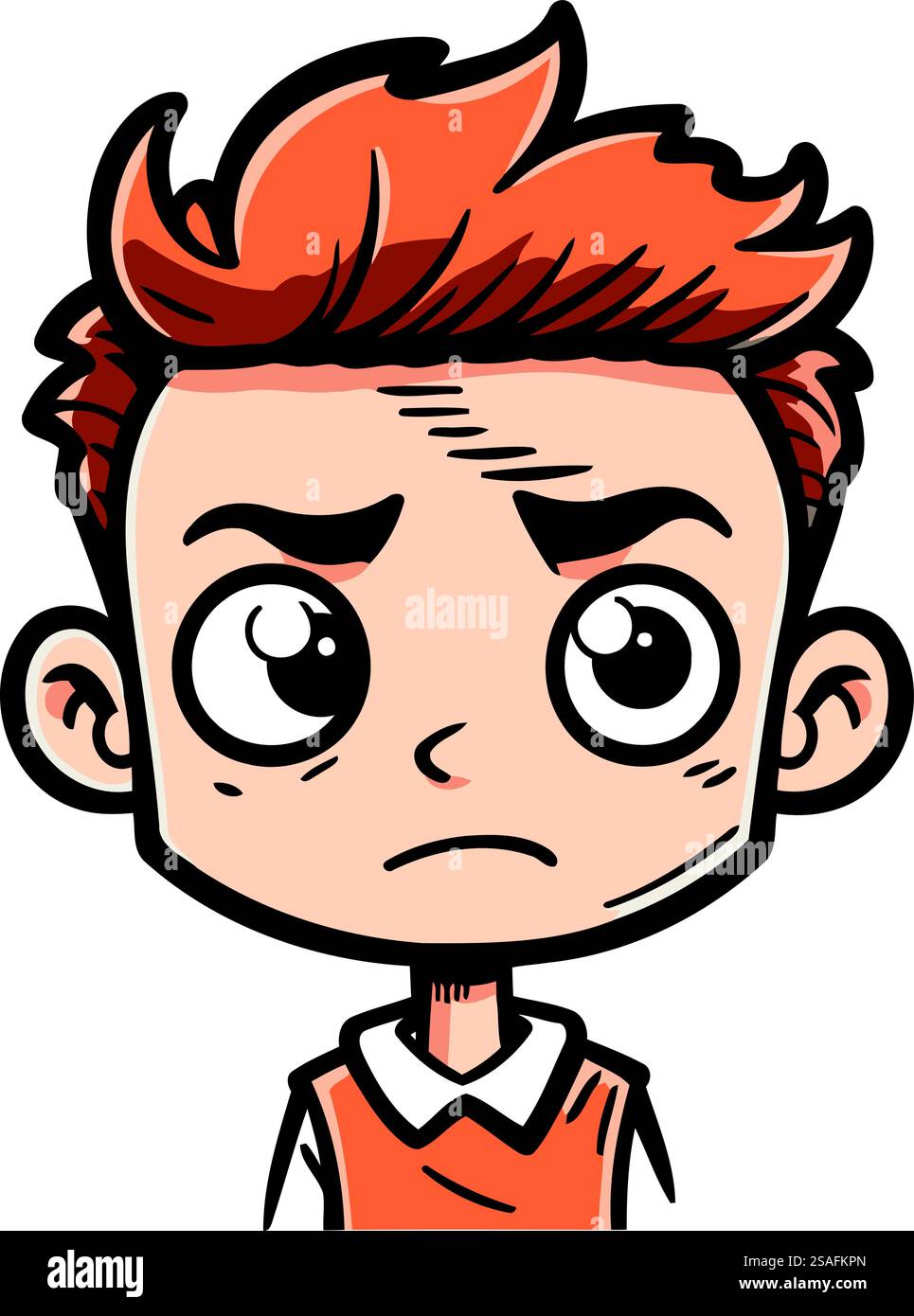 Cartoon boy emotions and expression hi-res stock photography and images ...