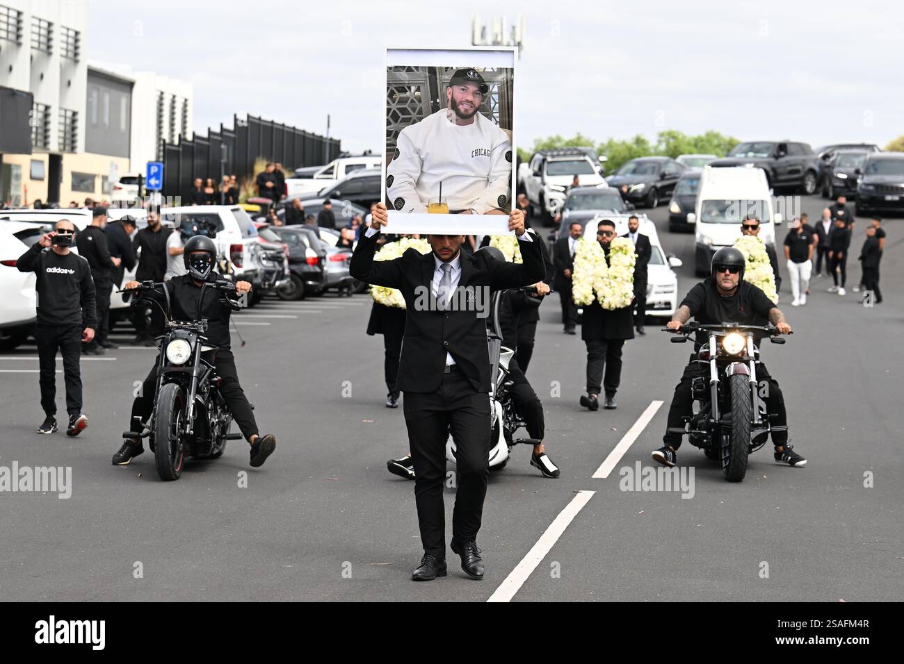 Melbourne, Australia. 30th Jan, 2025. The procession departs following ...