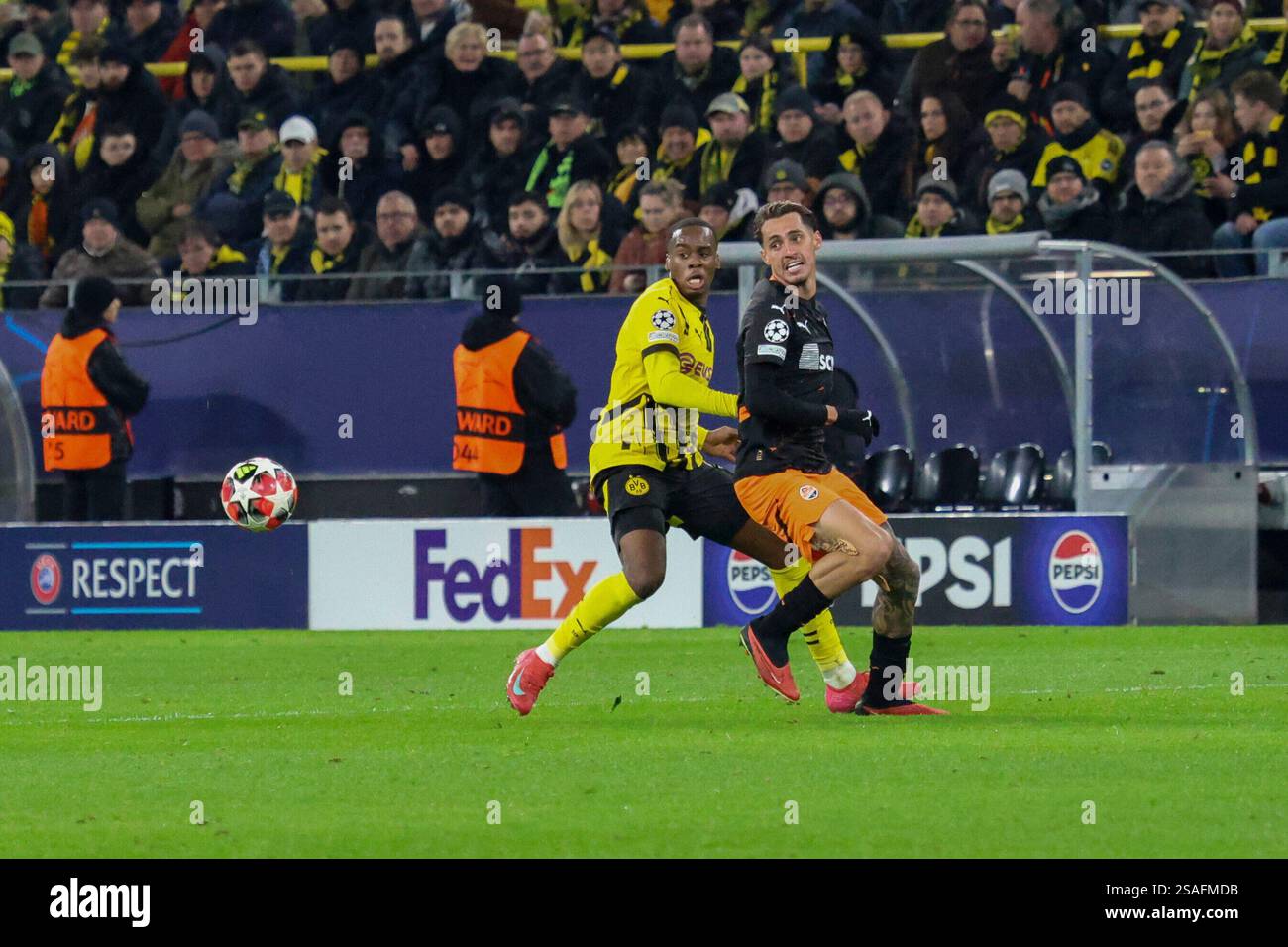Dortmund, Deutschland. 29th Jan, 2025. Dortmund, Deutschland 29. Januar 2025: Champions League ...