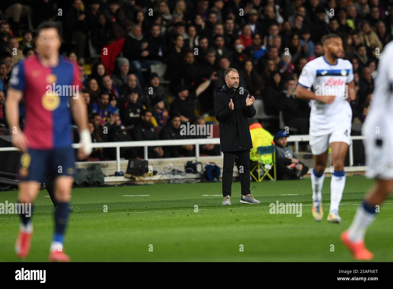 Barcelona, Esp. 29th Jan, 2025. FC BARCELONA vs ATALANTA January 29, 2025 Hansi Flick head coach ...