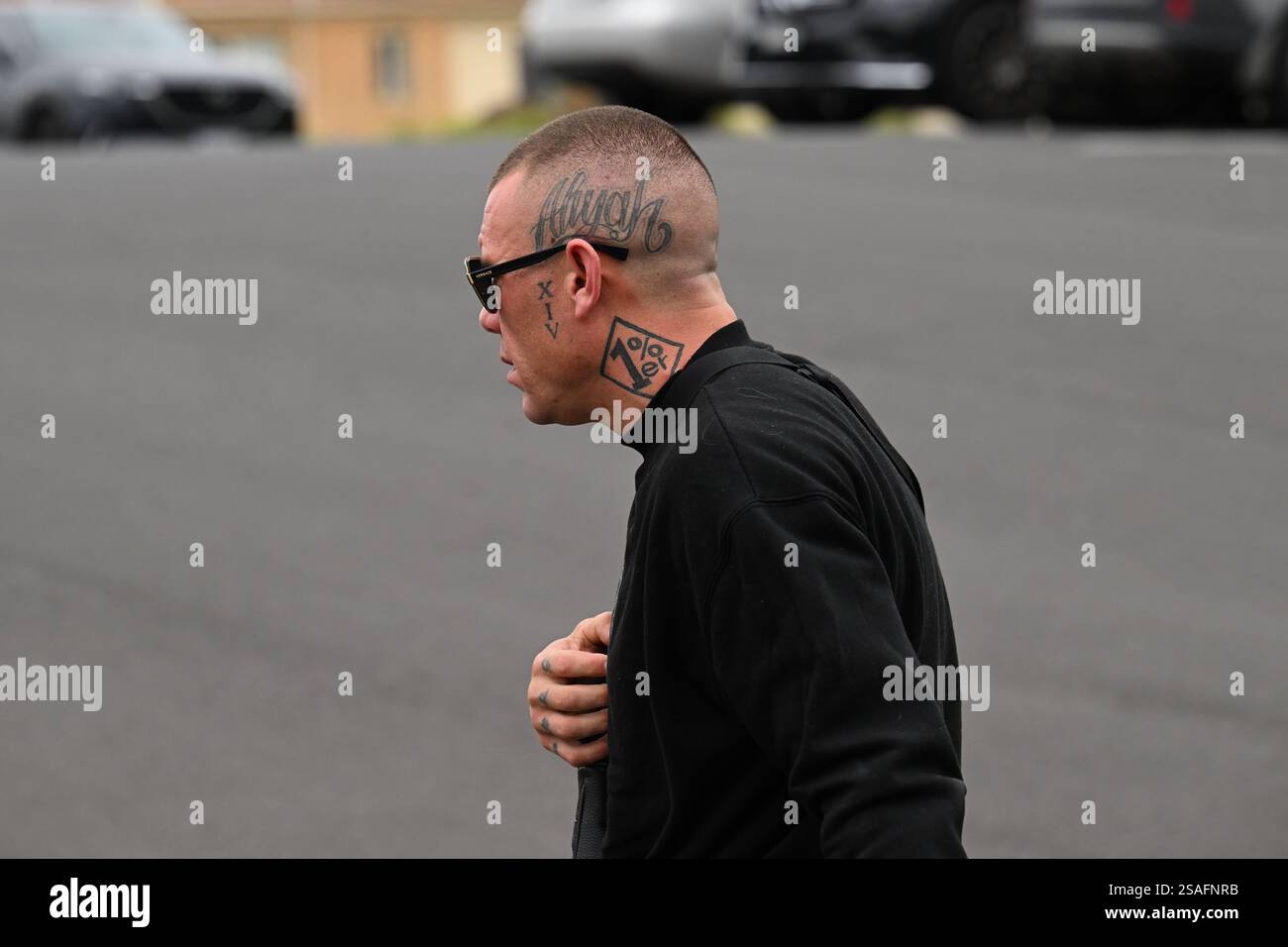 Melbourne, Australia. 30th Jan, 2025. Mourners arrive to the service ...
