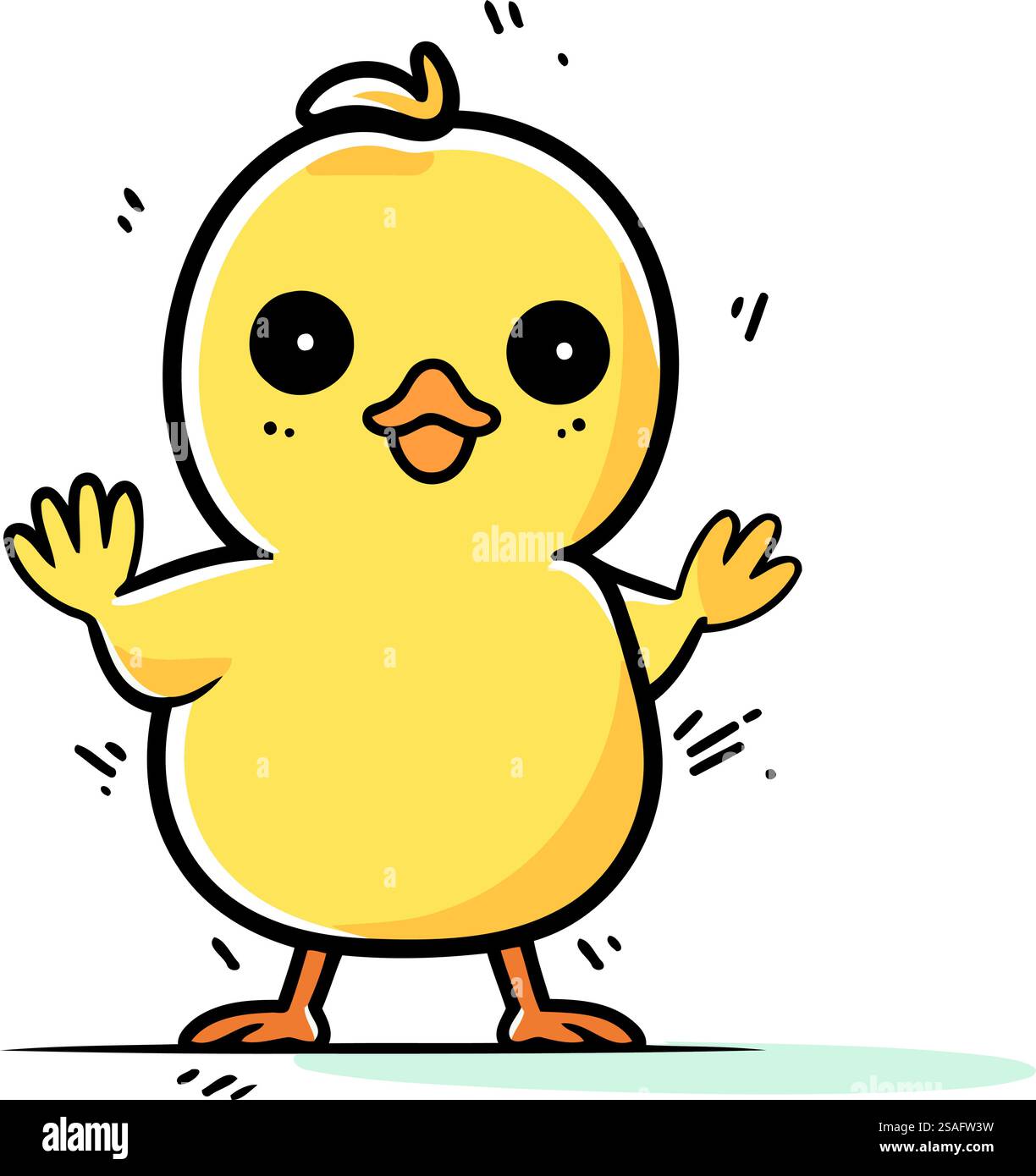 Cartoon chicken chicken drawing hi-res stock photography and images - Alamy