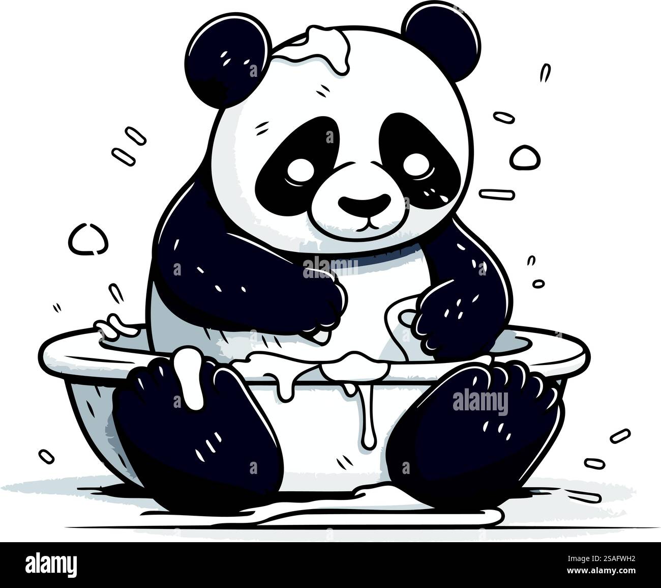 Sitting in bath Cut Out Stock Images & Pictures - Alamy