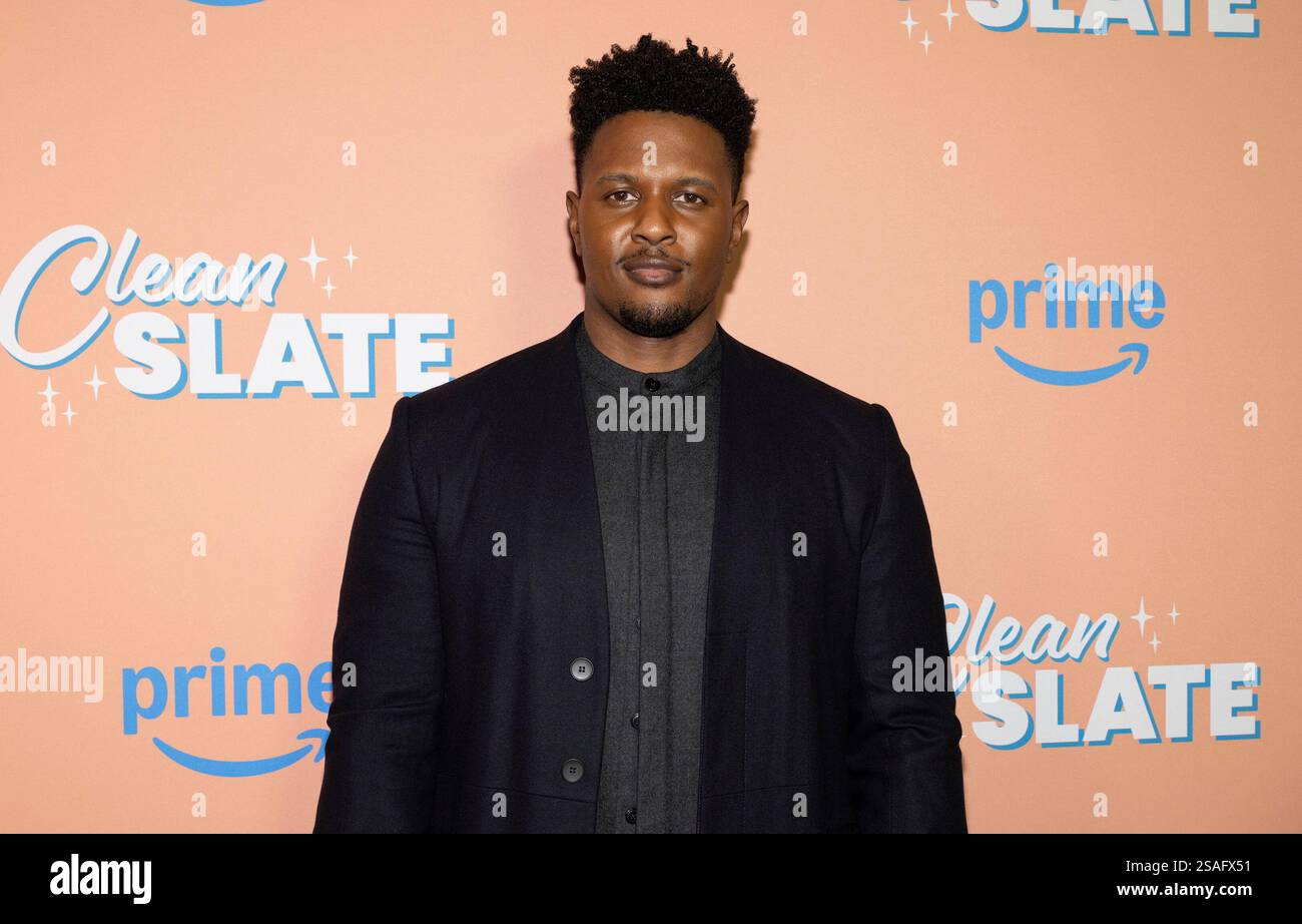 D.K. Uzoukwu attends the special screening of "Clean Slate" at the Crosby Street Hotel on ...