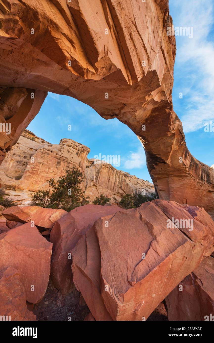 Hickman Bridge, Capitol Reef National Park, Utah Stock Photo - Alamy
