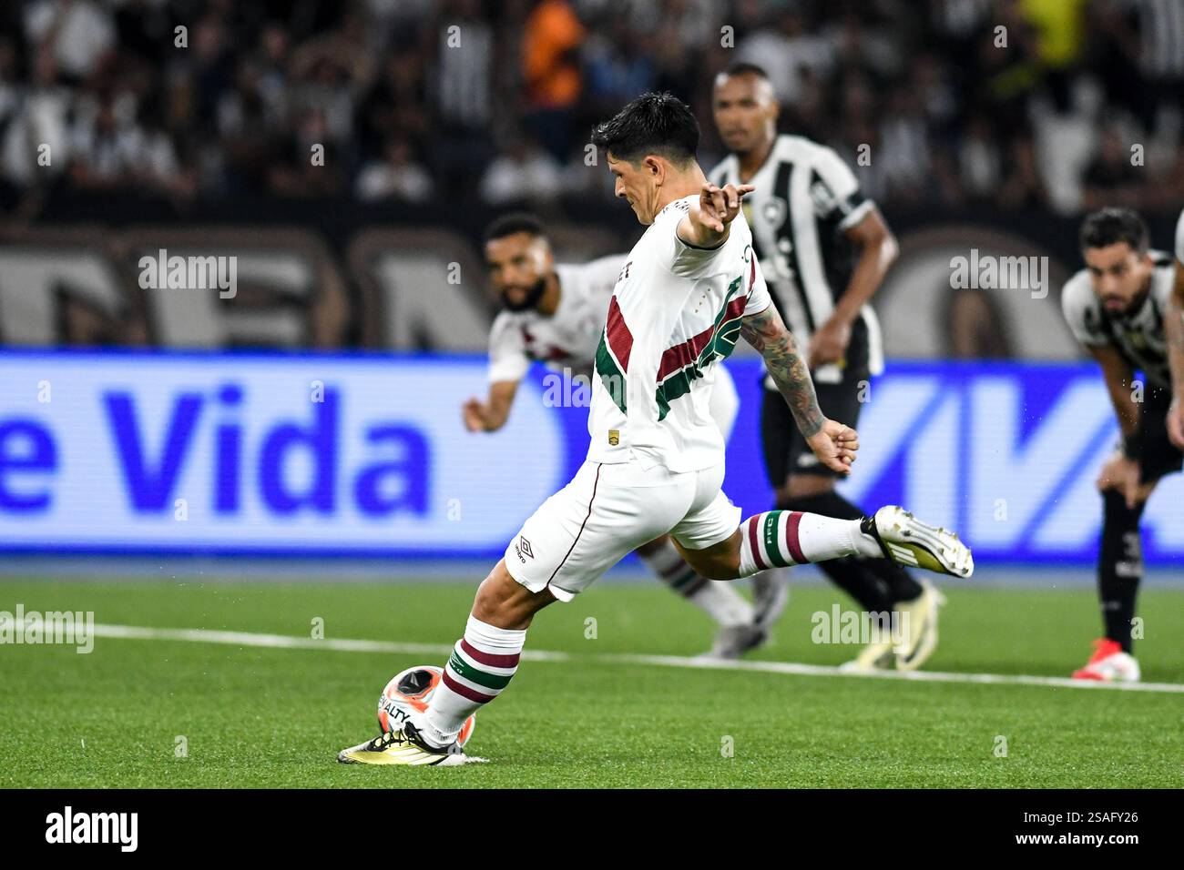 Rio De Janeiro, Brazil. 29th Jan, 2025. German Cano during Botafogo x ...