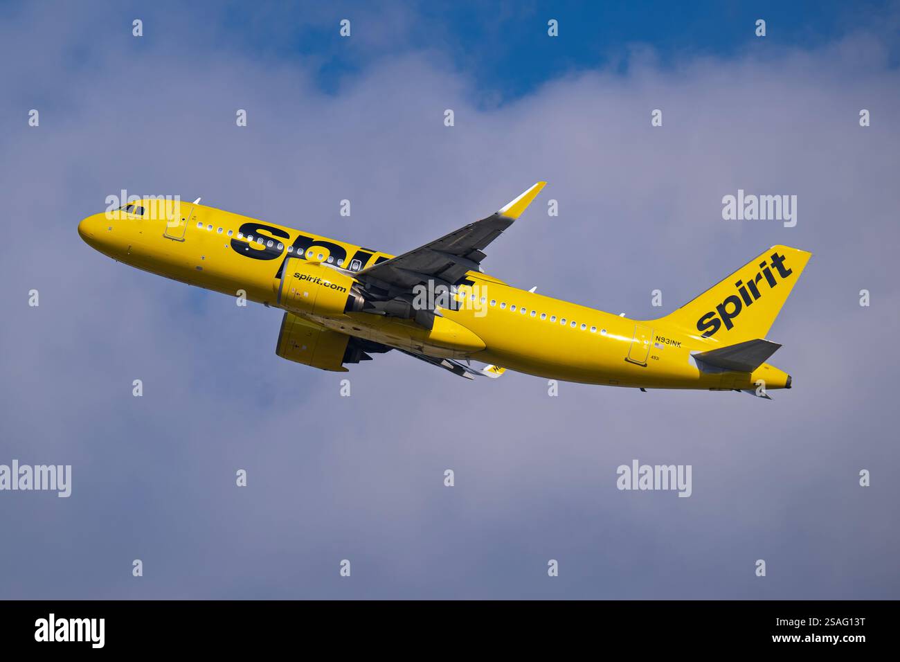 Los Angeles Intl. Airport 1-18-2025 Inglewood, CA USA Spirit Airlines ...