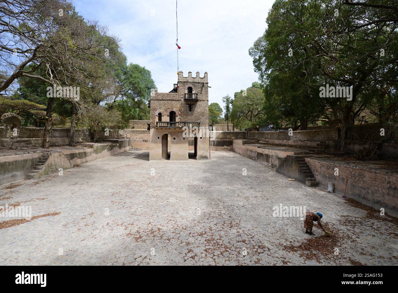 Fasiladas' Bath in Gondar, Ethiopia Stock Photo - Alamy
