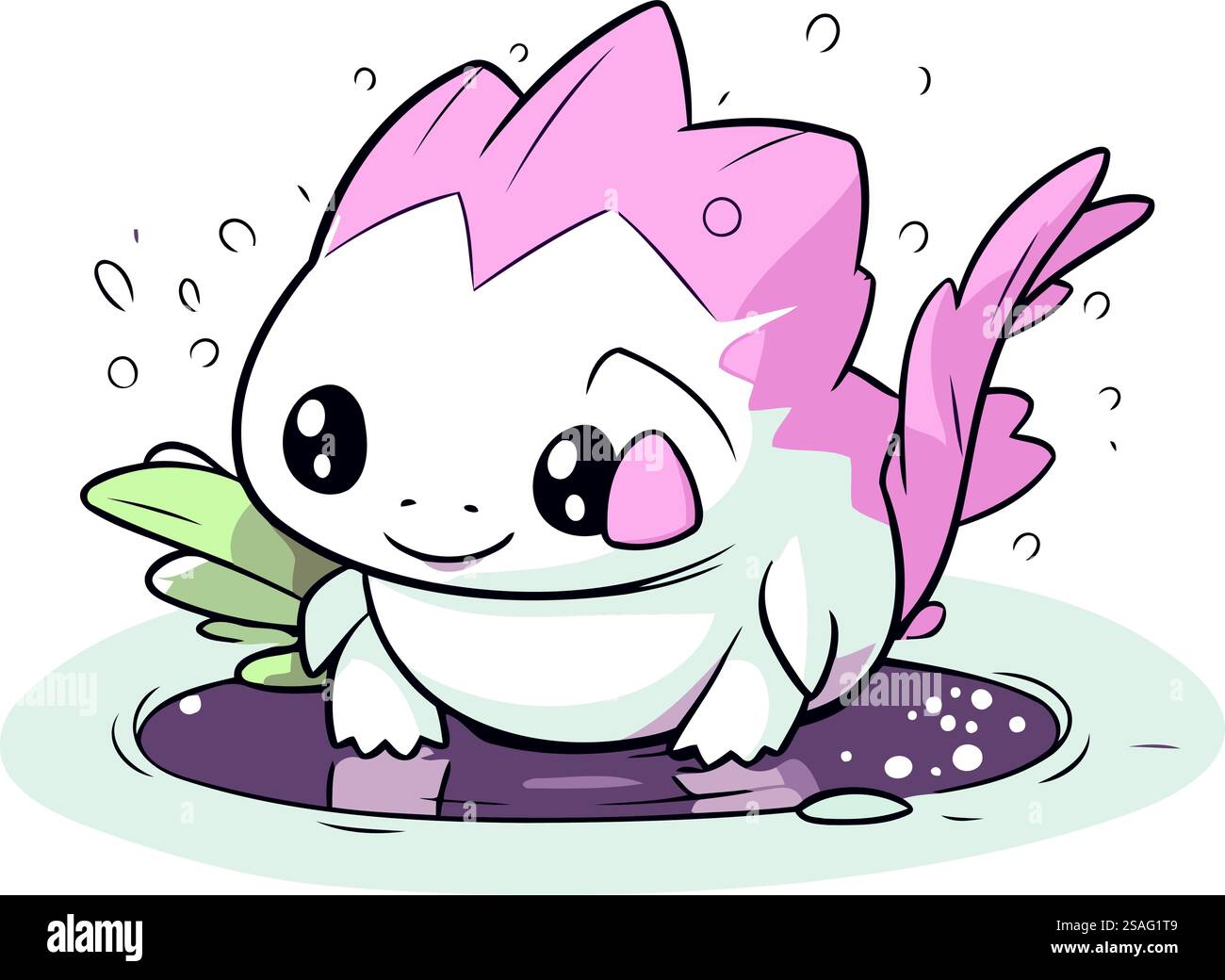 Illustration of a Cute Cute Pterodactyl Stock Vector Image & Art - Alamy