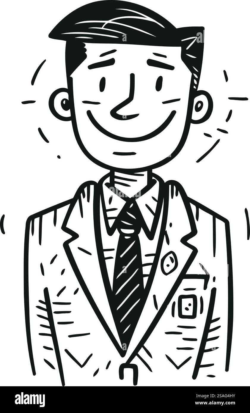 Hand drawing man in hi-res stock photography and images - Alamy