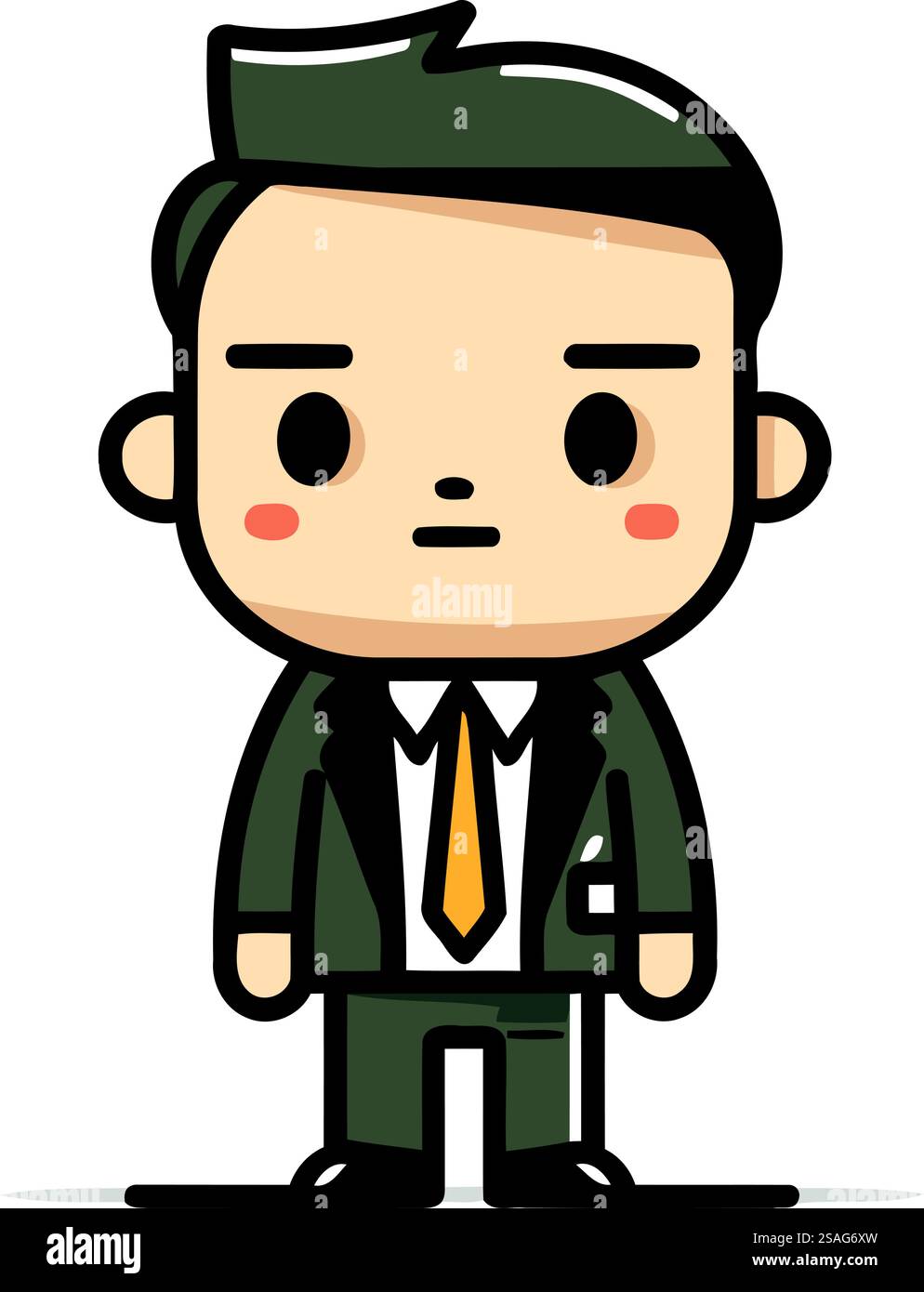 Businessman Business Cartoon Vector Illustration Stock Vector Image ...