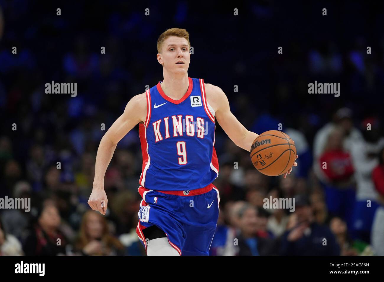 Sacramento Kings' Kevin Huerter plays during an NBA basketball game ...