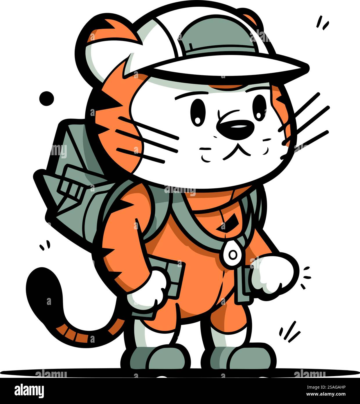 Cartoon tiger hi-res stock photography and images - Alamy