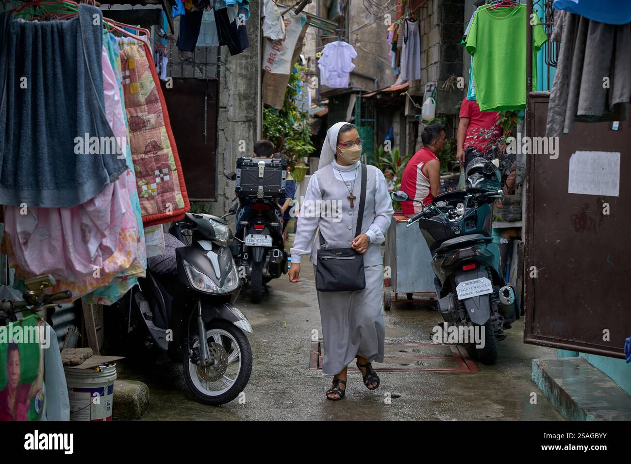 Sister Mitzy Perez, from San Luis Potosi, Mexico, a member of the Missionary Sisters Servants of ...