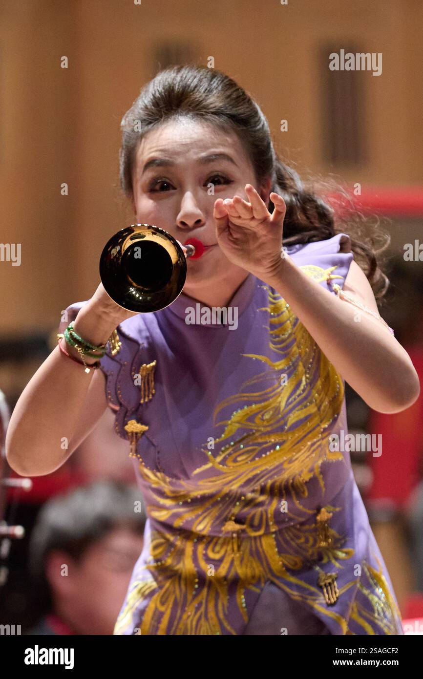 Brussels, Belgium. 29th Jan, 2025. Zhang Qianyuan of China Conservatory ...