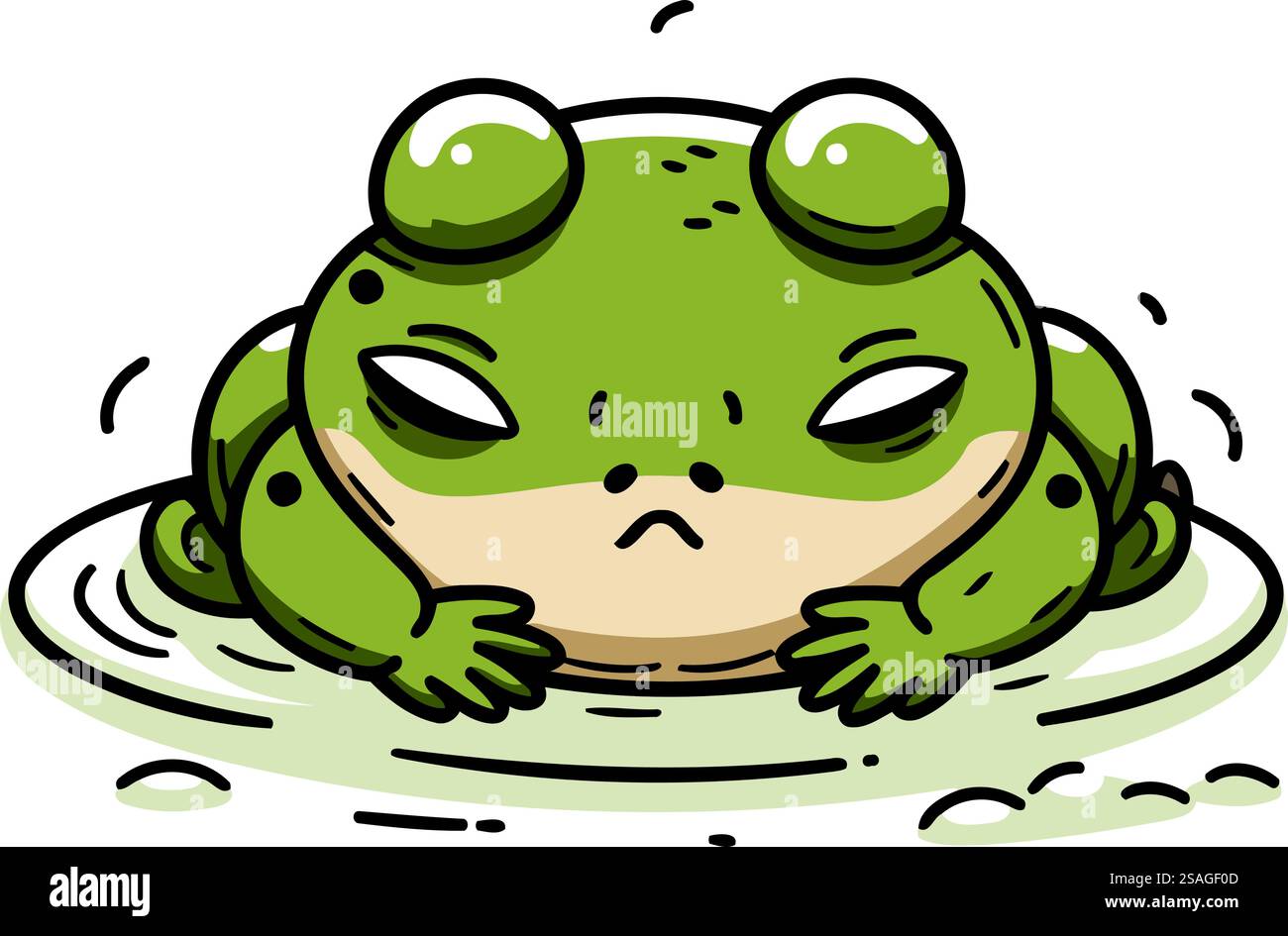 Frog artwork Cut Out Stock Images & Pictures - Alamy