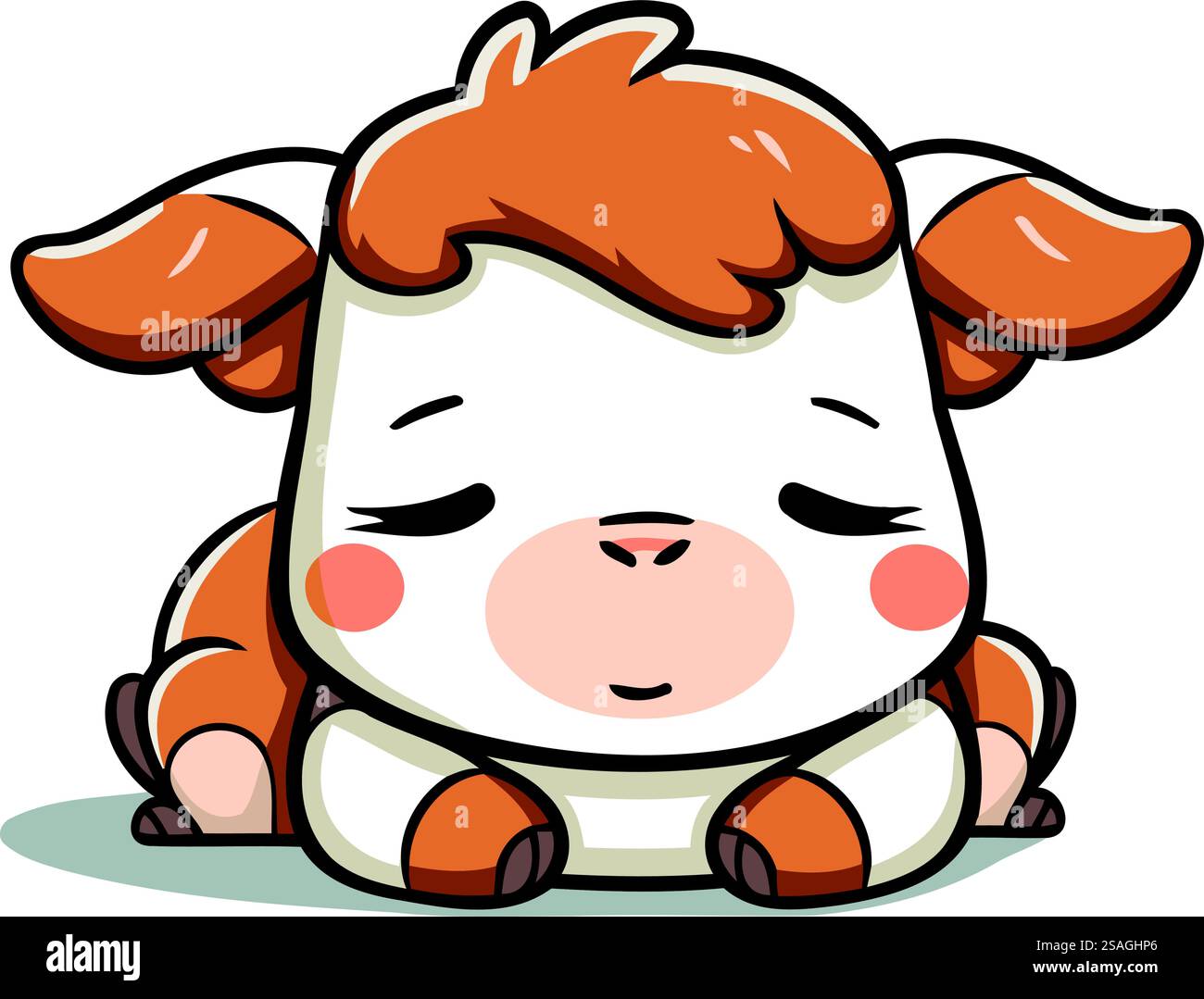 Small cow icon cartoon Stock Vector Images - Alamy