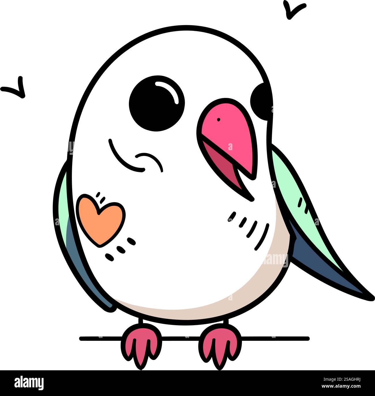 Doodle heart vector Stock Vector Images - Alamy