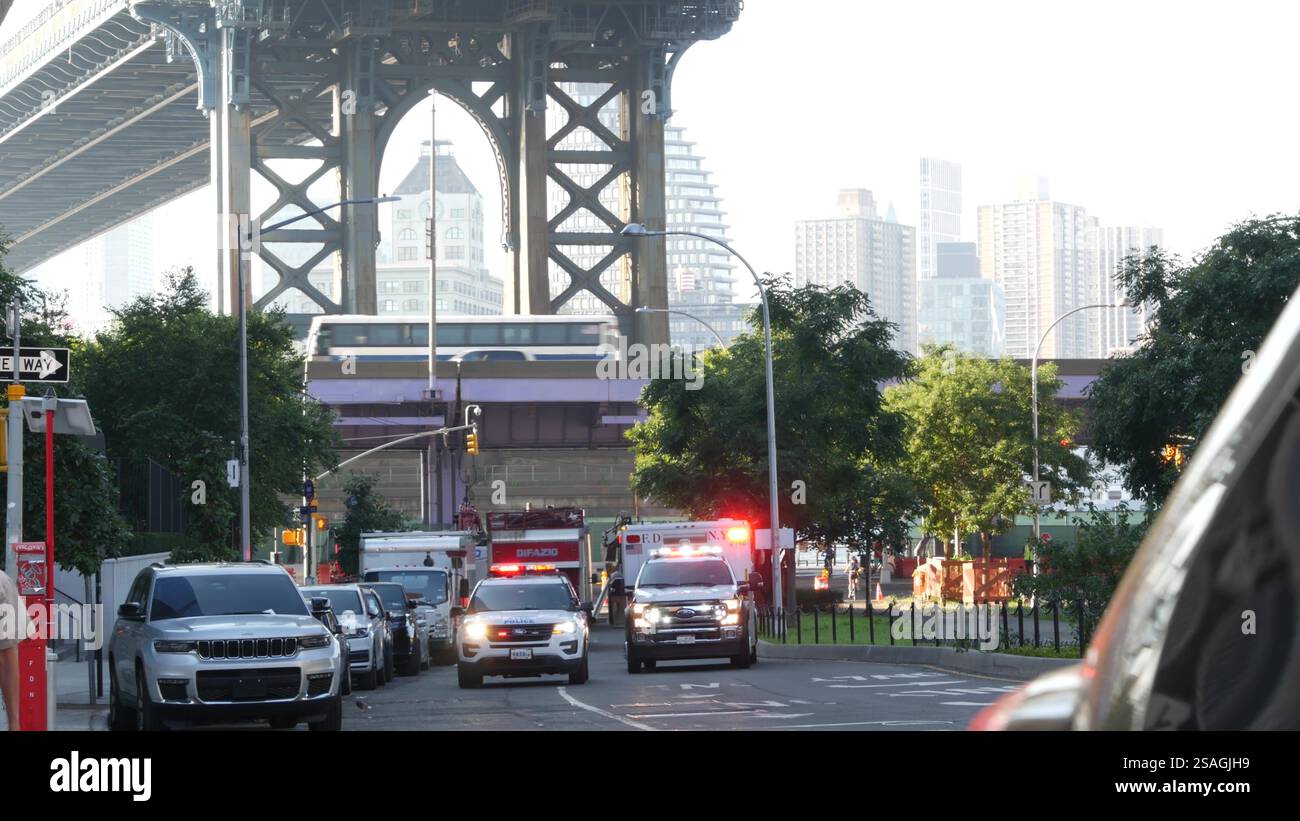 New York City, United States - 7 Sept 2023: NYFD Ambulance medical ...