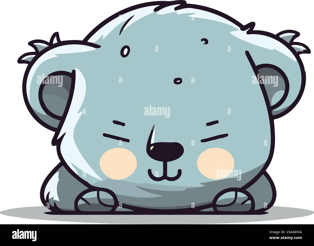 Cute koala cartoon character. Vector illustration of a cute koala Stock ...