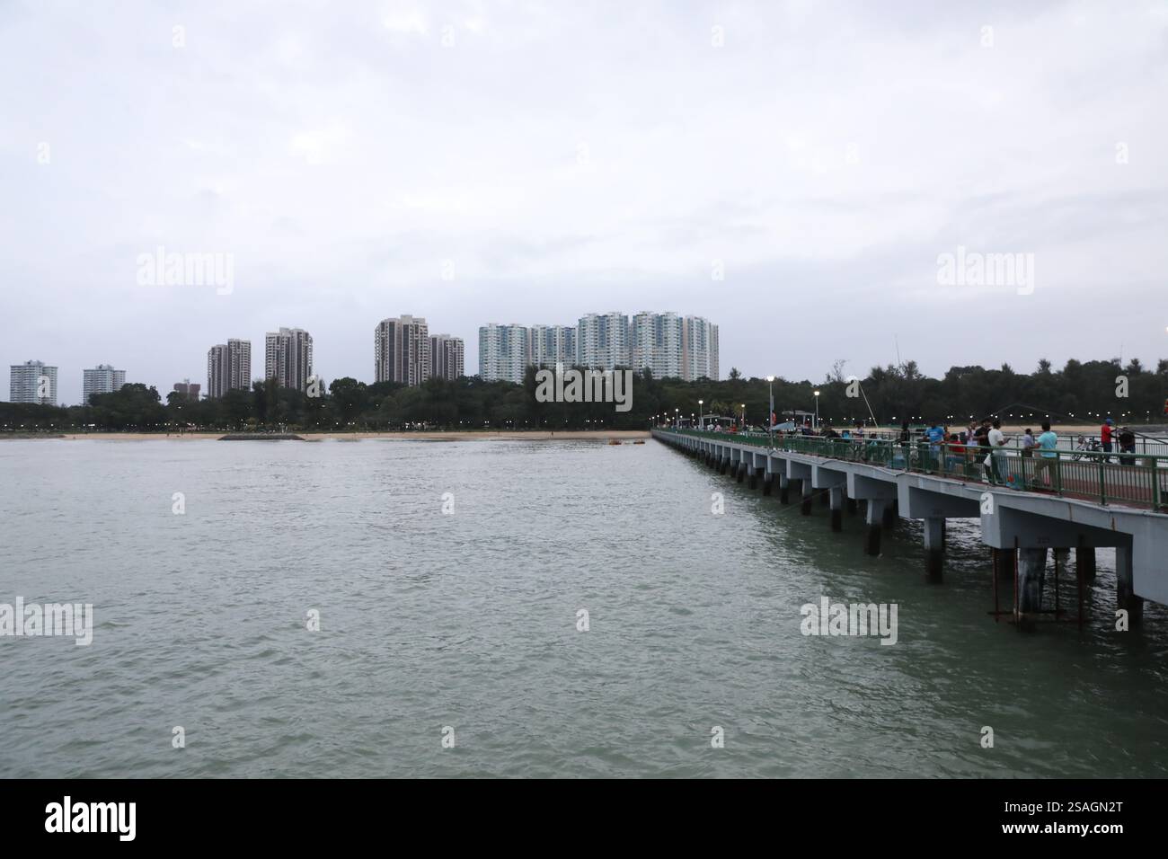 Bedok Jetty, fishing pier in Singapore Stock Photo - Alamy
