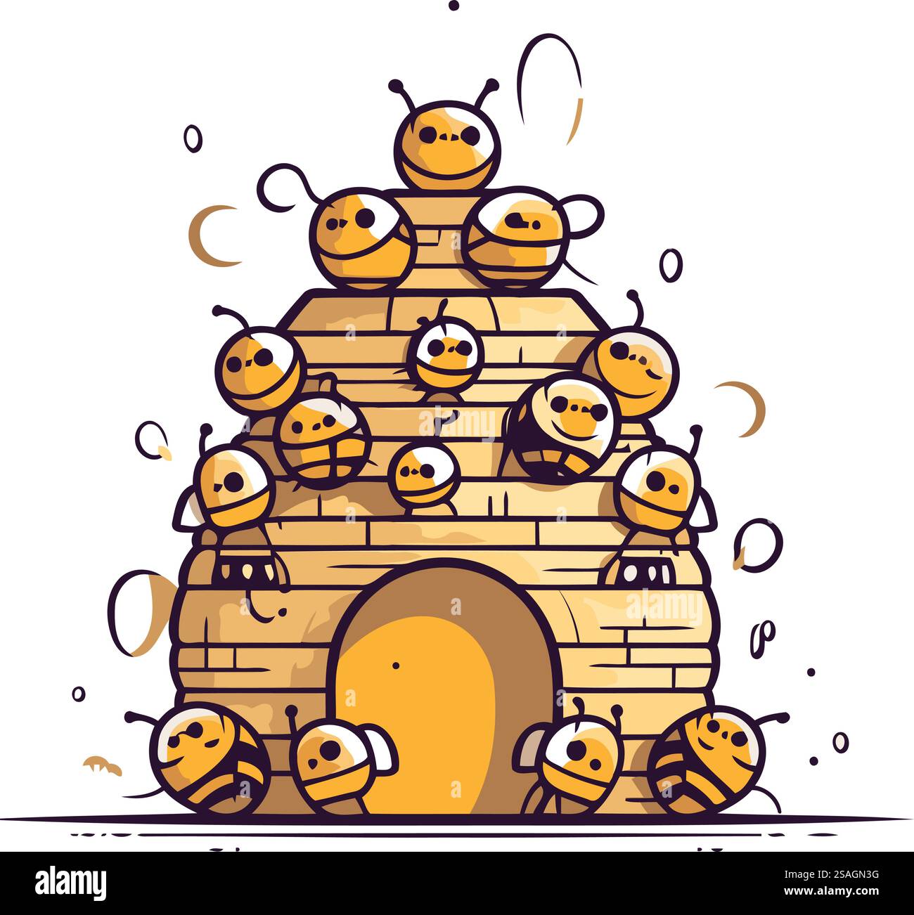 Little bee house Cut Out Stock Images & Pictures - Alamy