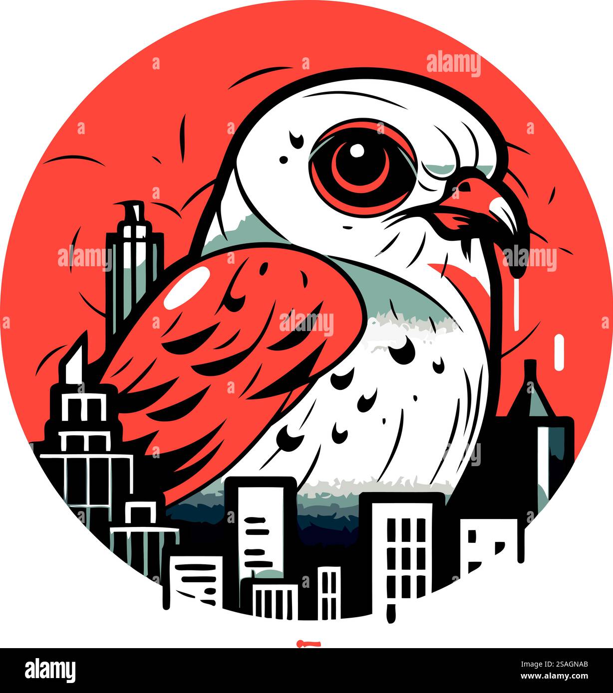 Urban owl Stock Vector Images - Alamy
