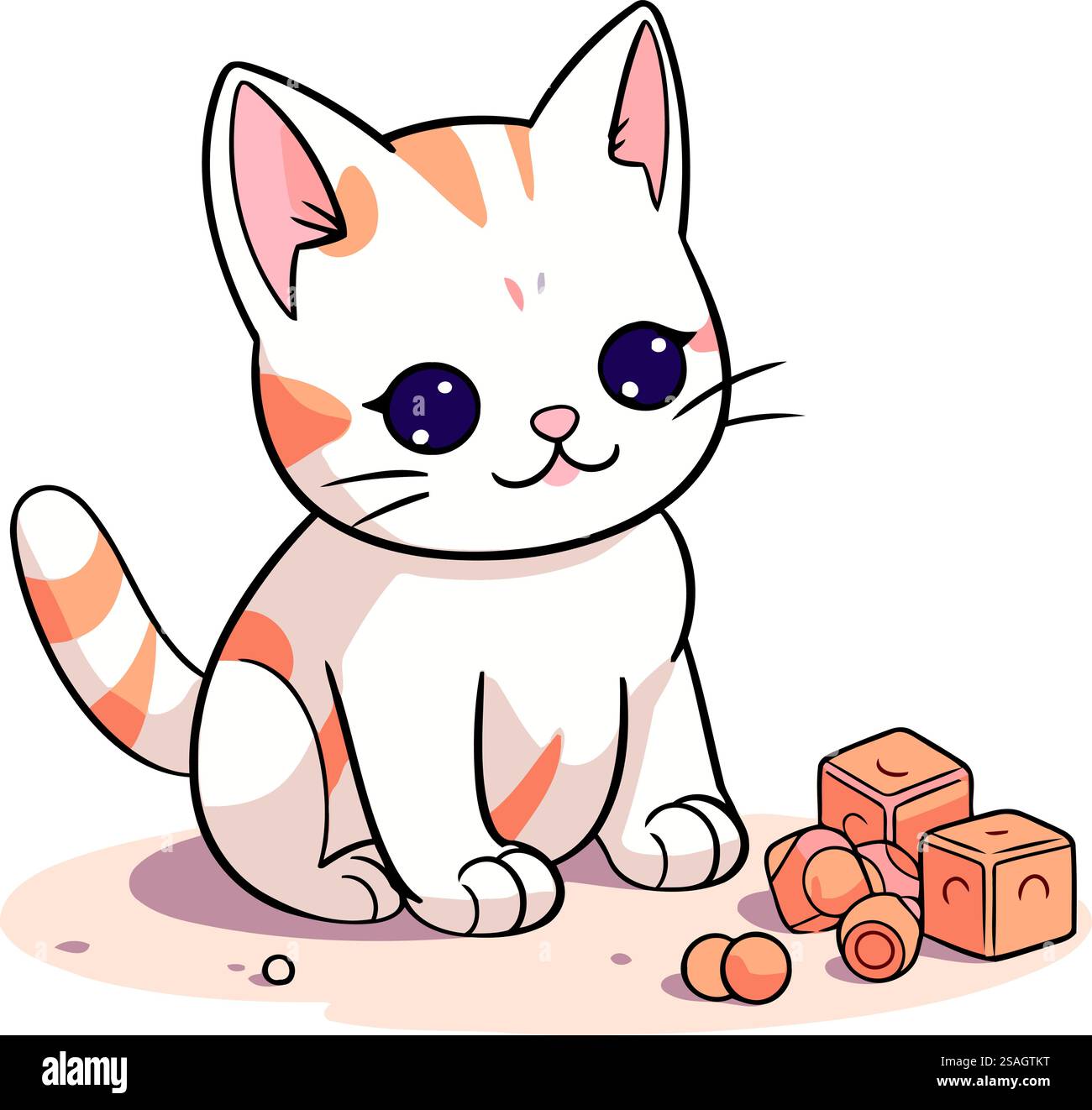 Sitting cubes Stock Vector Images - Alamy