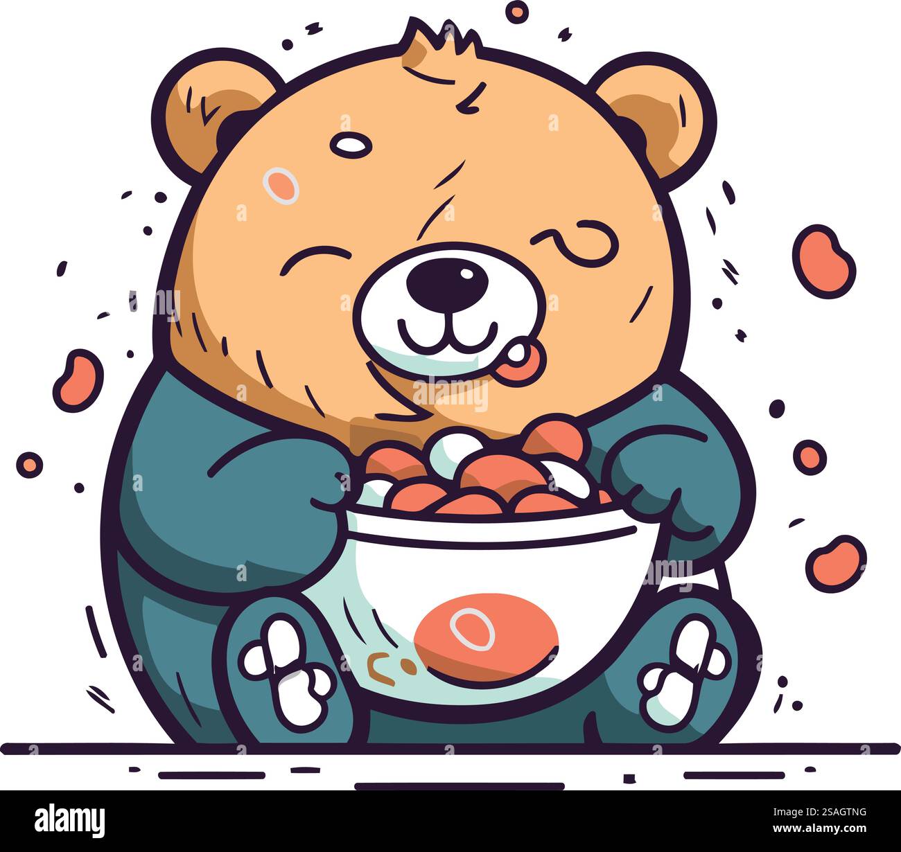 Food bear Stock Vector Images - Alamy