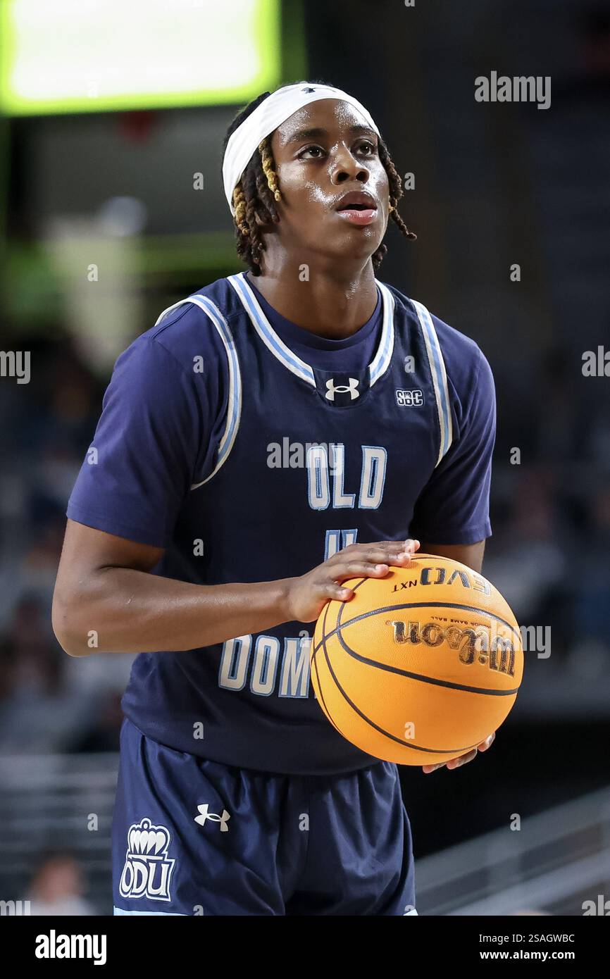 January 29, 2025: Old Dominion Monarchs guard Robert Davis Jr. (4 ...