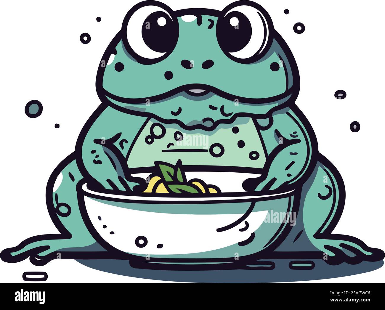 Frog diet Stock Vector Images - Alamy