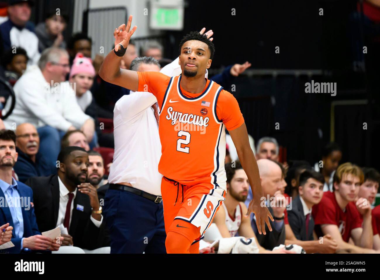 PALO ALTO, CA - JANUARY 29: Syracuse Orange guard J.J. Starling (2 ...